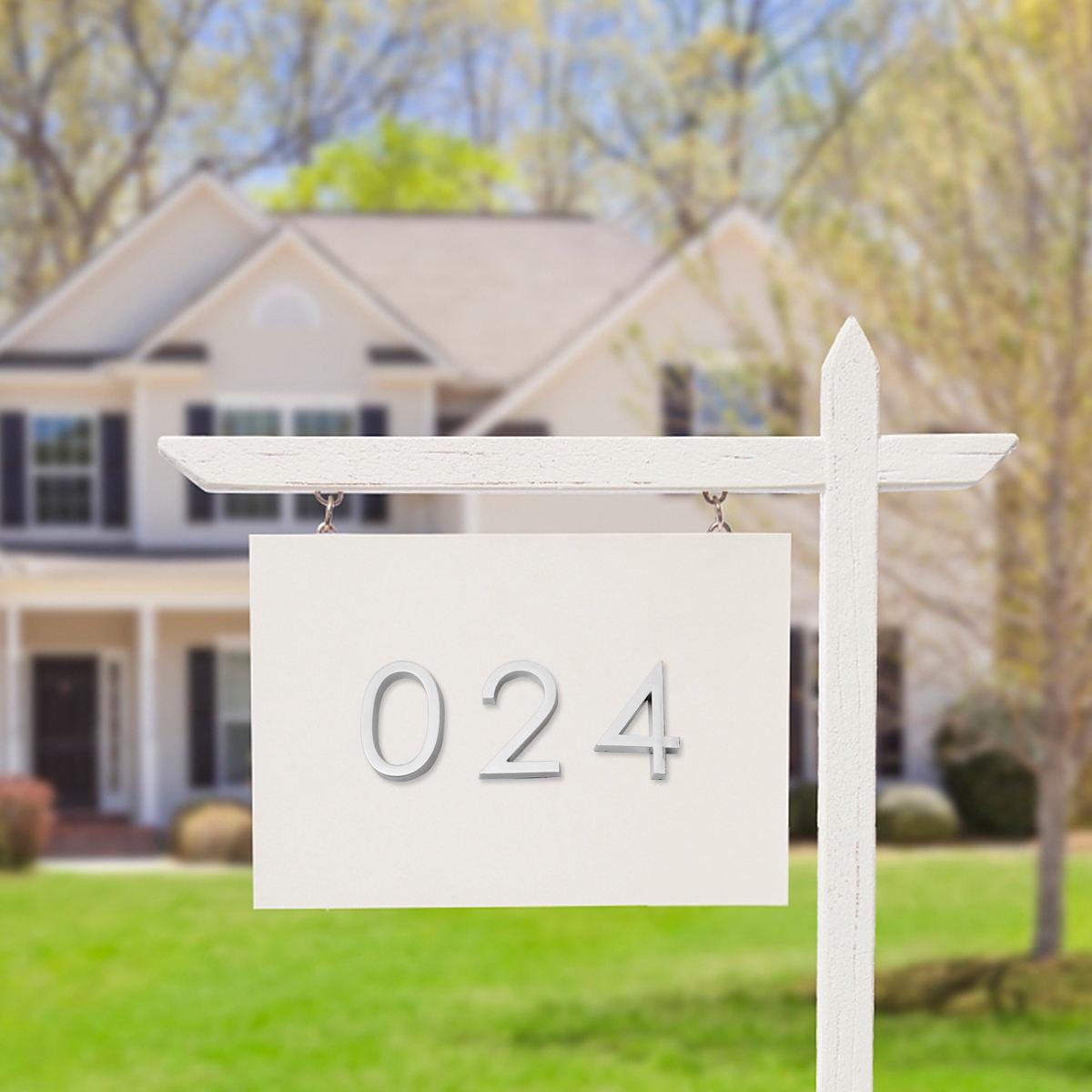 FRCOLOR 10 Pcs Aluminum Numbers for Address House Plate Self-adhesive ...