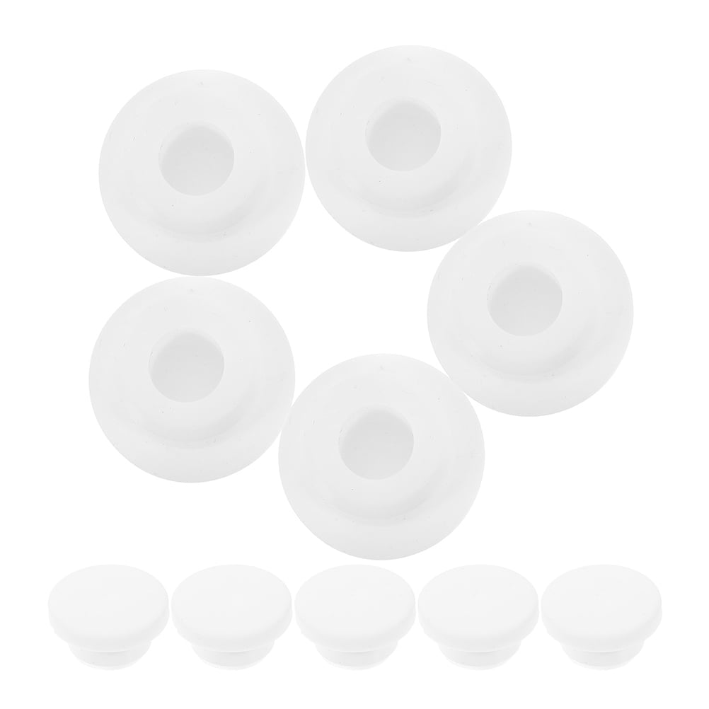 FRCOLOR 10 Pcs Bath Tub Stopper Bathroom Sink Overflow Trim Ring White ...