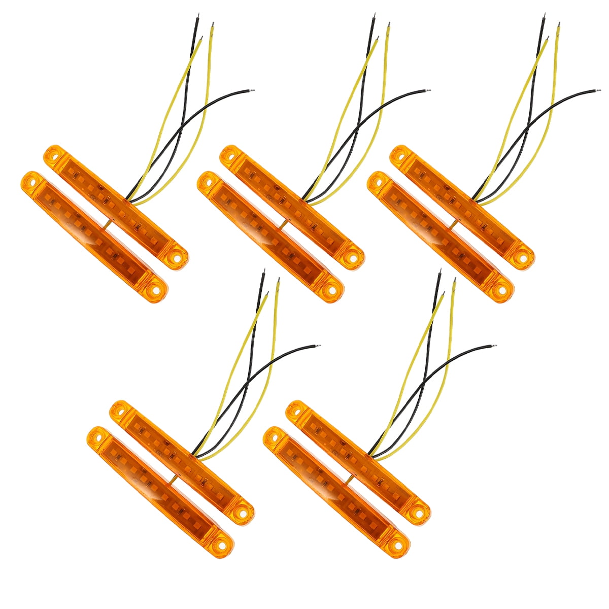 FRCOLOR 10 Pcs Clamp Lamp Boat Side Lights T10 Trailer Cob Led Tail ...