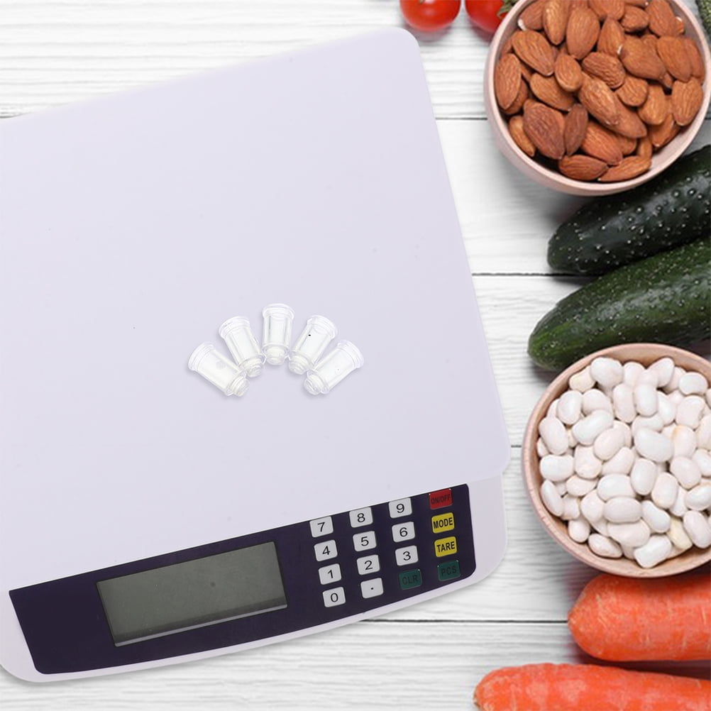 FRCOLOR 10 Pcs Clear Replacement Feet for Weigh Tray Rubber Scale Pan ...