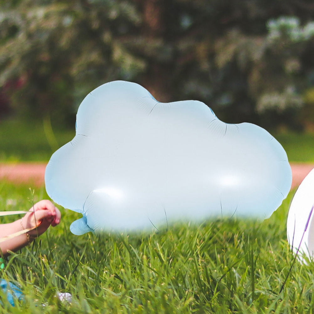 FRCOLOR 10 Pcs Cloud Balloons Decor Inflatable Centerpiece Happy -blue ...