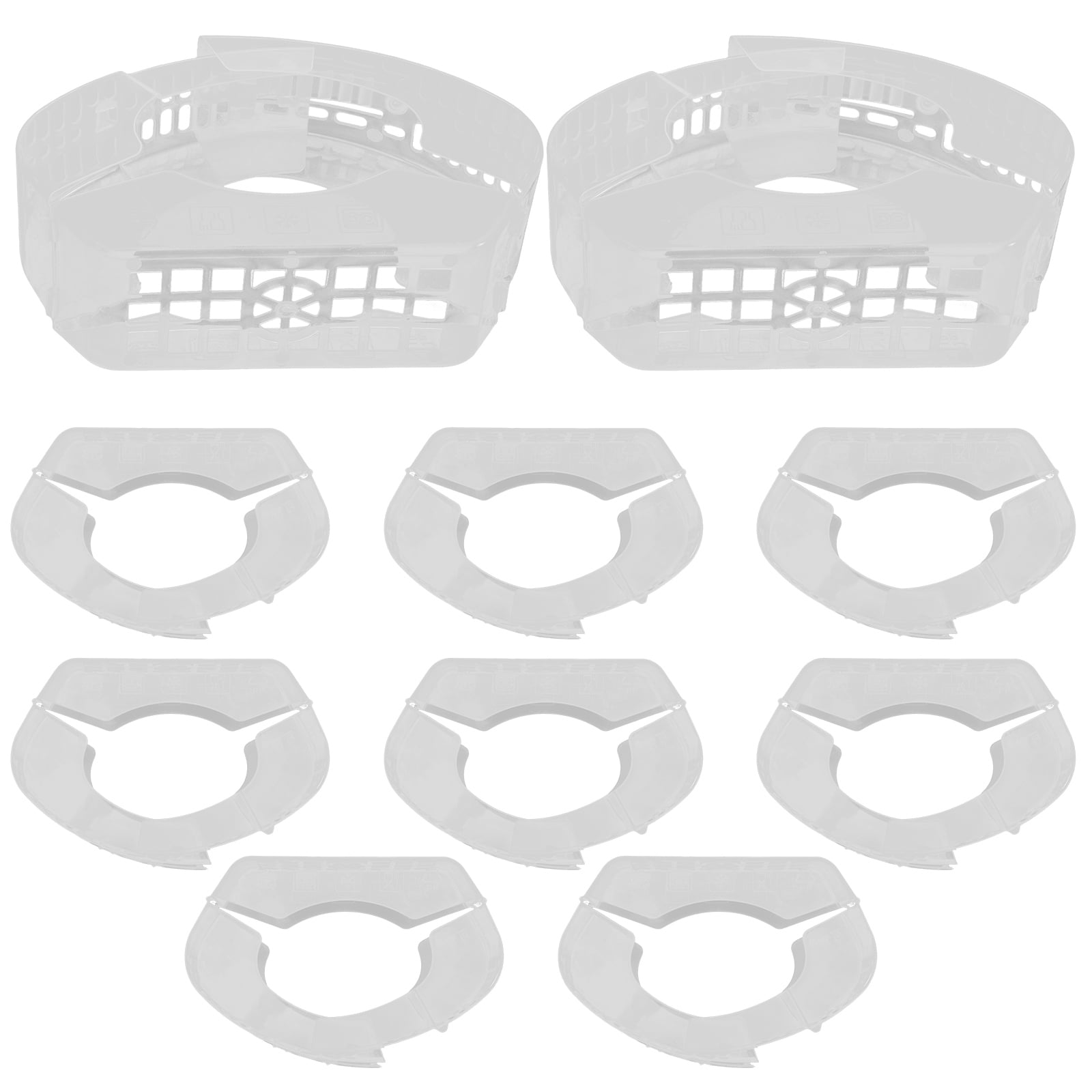 FRCOLOR 10 Pcs Crab Packaging Box Hairy Crab Quick Wrap Device Clear ...