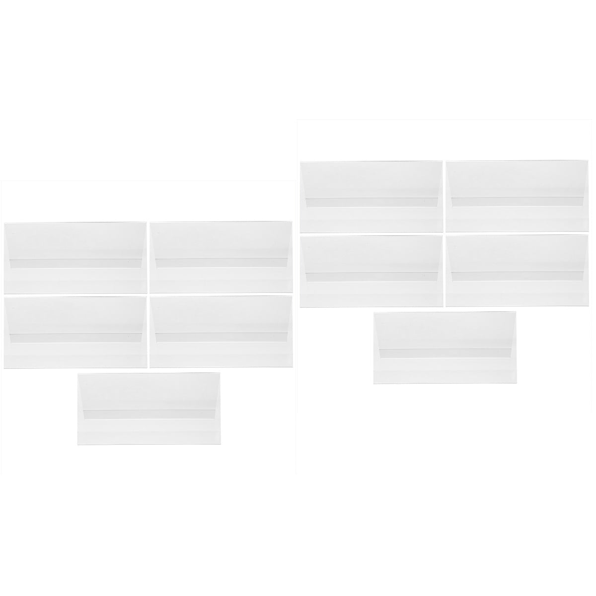 FRCOLOR 10 Pcs Desktop Name Plate Sign Sturdy Acrylic Card Stand ...