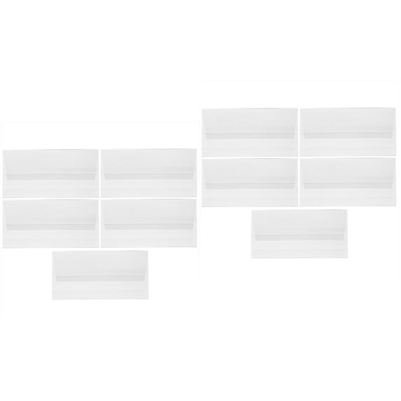 FRCOLOR 10 Pcs Desktop Name Plate Sign Sturdy Acrylic Card Stand ...