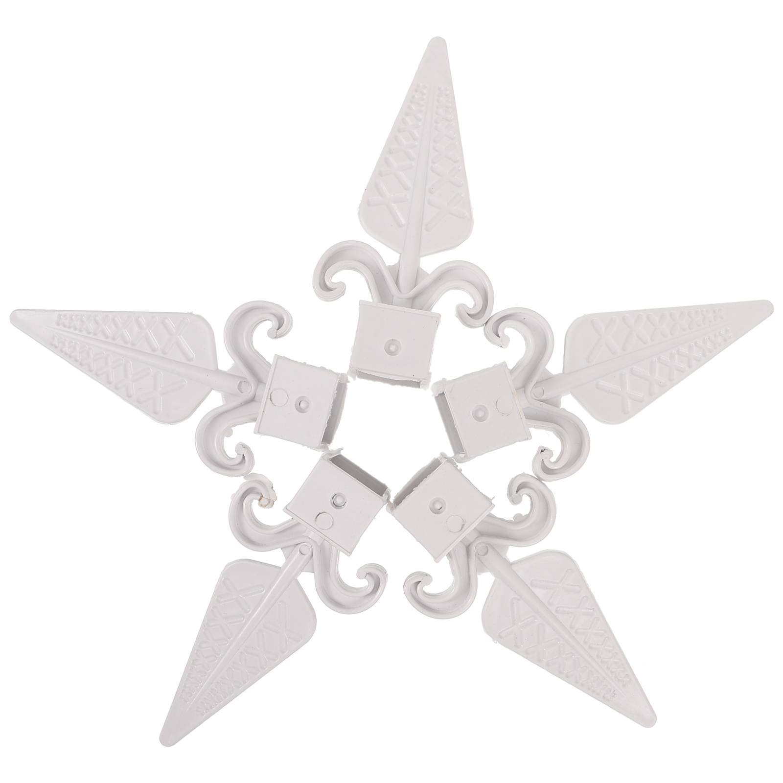 FRCOLOR 10 Pcs Fence Spearhead Outdoor Border Extender Gates Fencer ...