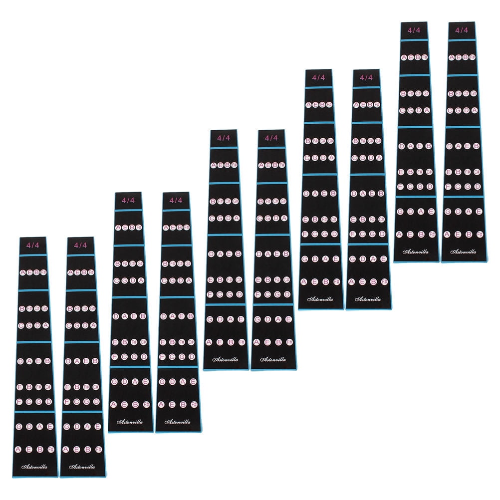 FRCOLOR 10 Pcs Fretboard Map Violin Phoneme Stickers Fingerboard ...