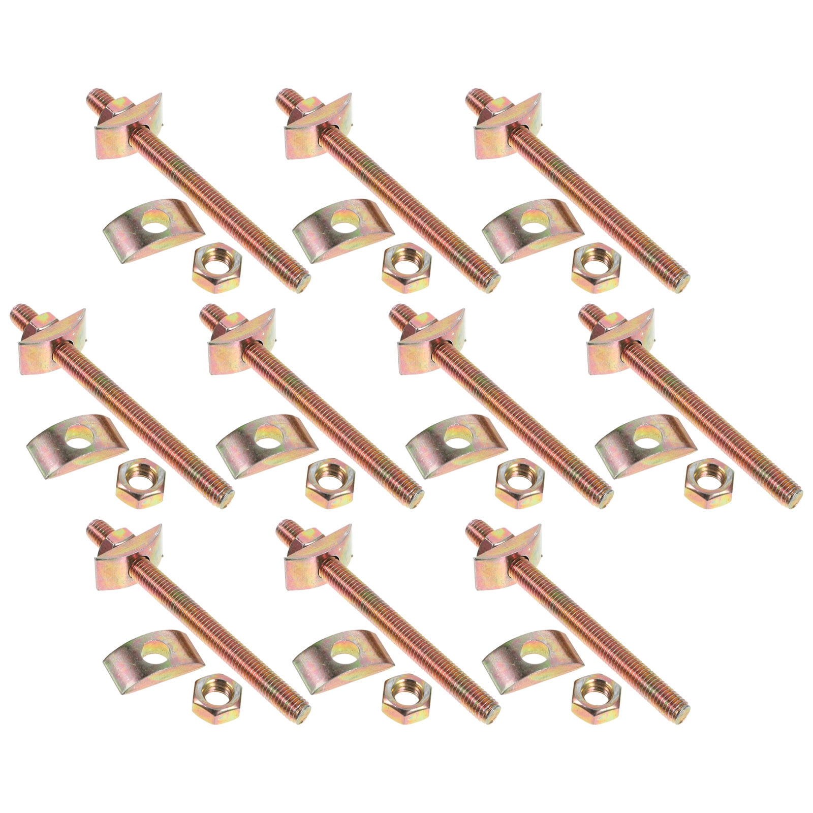 FRCOLOR 10 Pcs Table Top Connector Countertop Fastener Bolts - Walmart.com