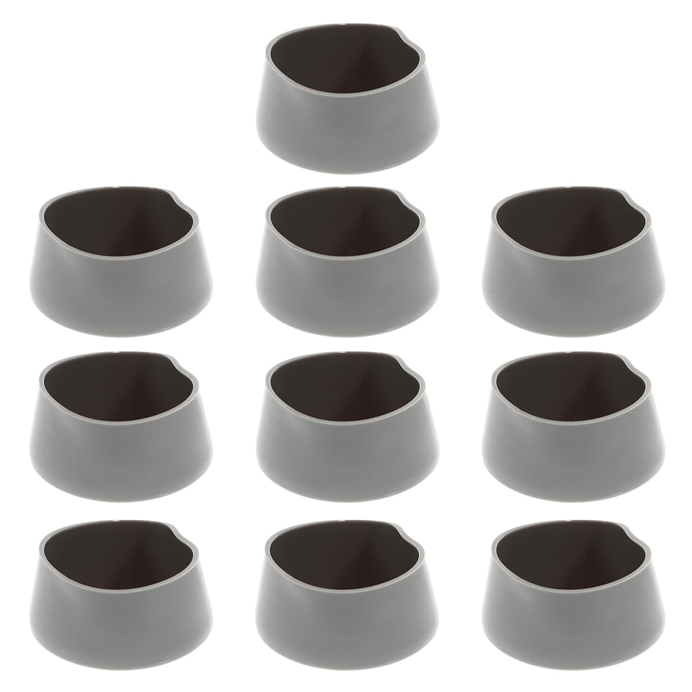 FRCOLOR 10 Pcs Trailer Wheel Hub Dust Covers Bearing Rubber Caps Black ...
