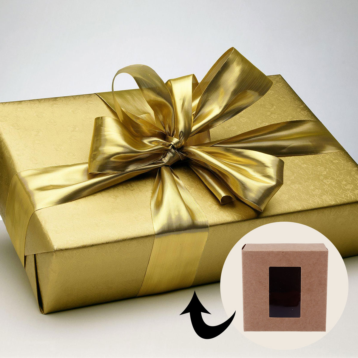 FRCOLOR 10 Pcs Transparent Craft Paper Packing Cases Gift Wrapping Box ...