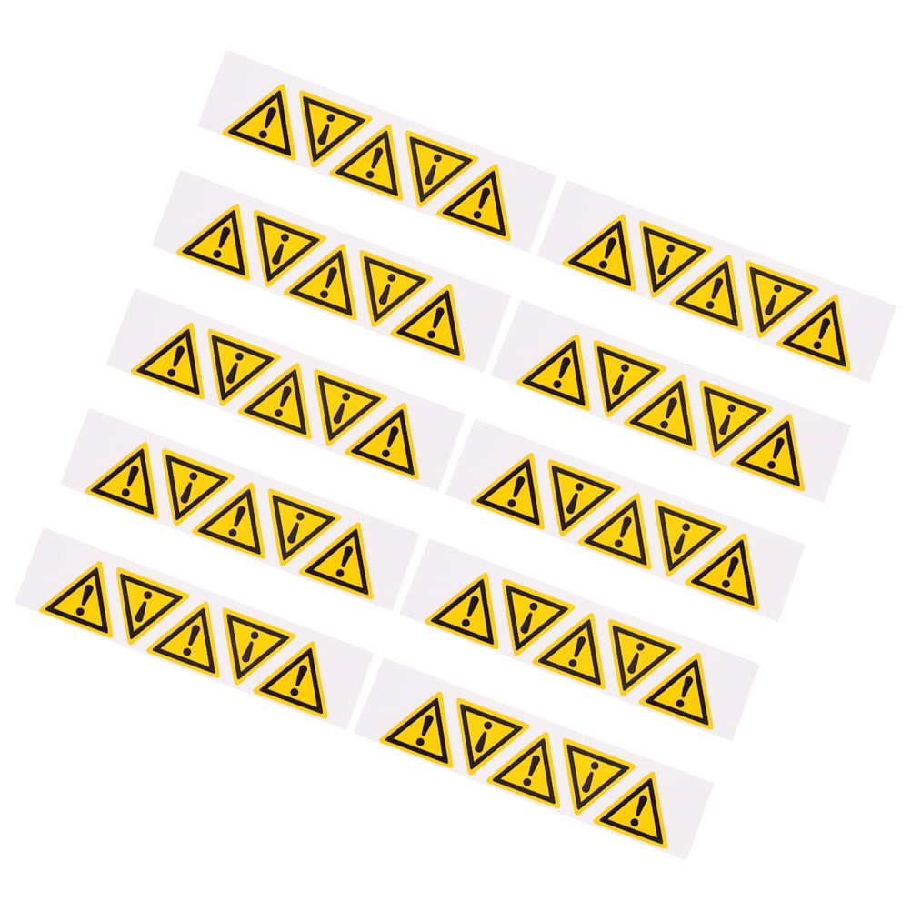 FRCOLOR 10 Pcs Safety Warning Labels Smart Thermostat Stickers Decor ...