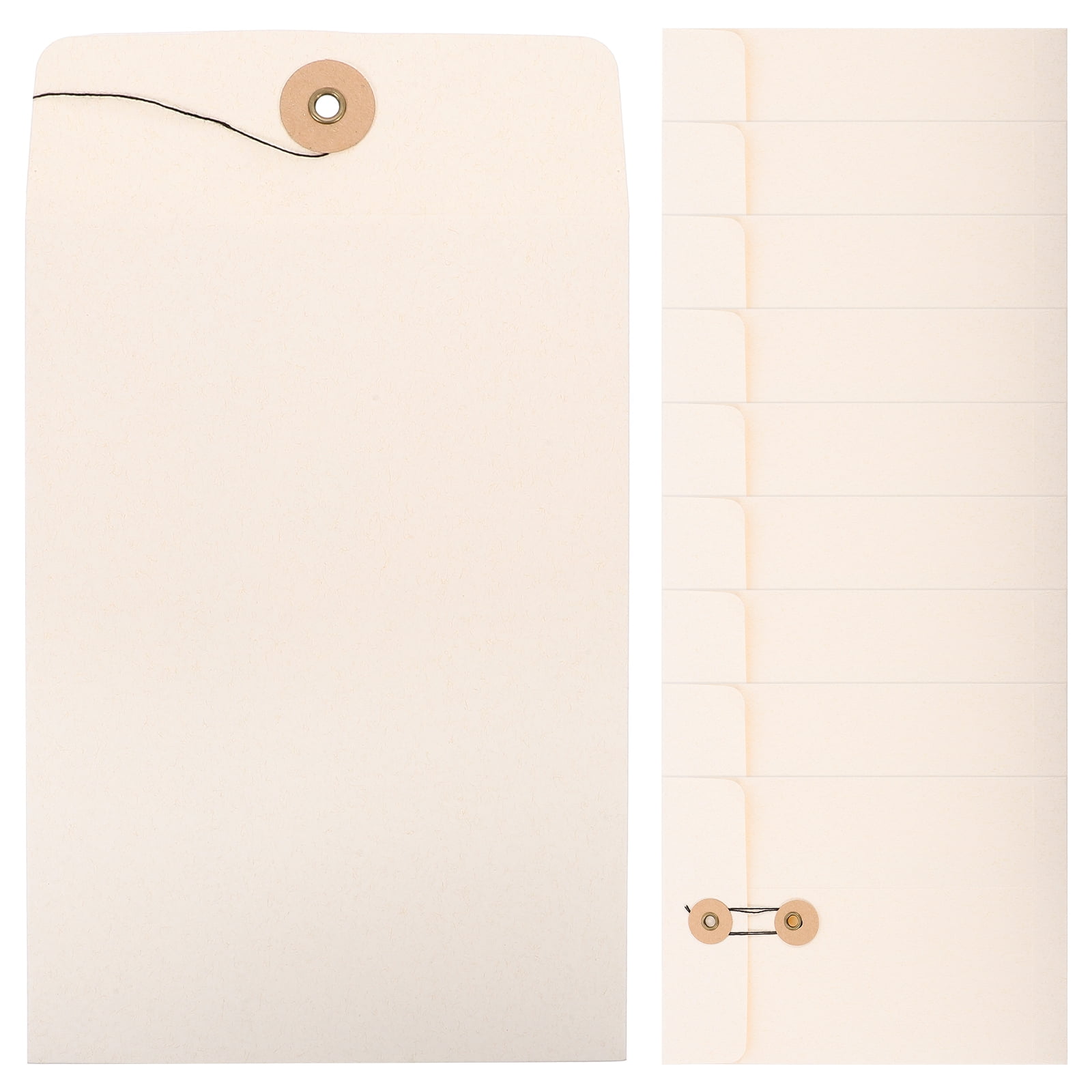 FRCOLOR 10 Pcs Vintage Portfolio Pastel Expanding File Folder ...