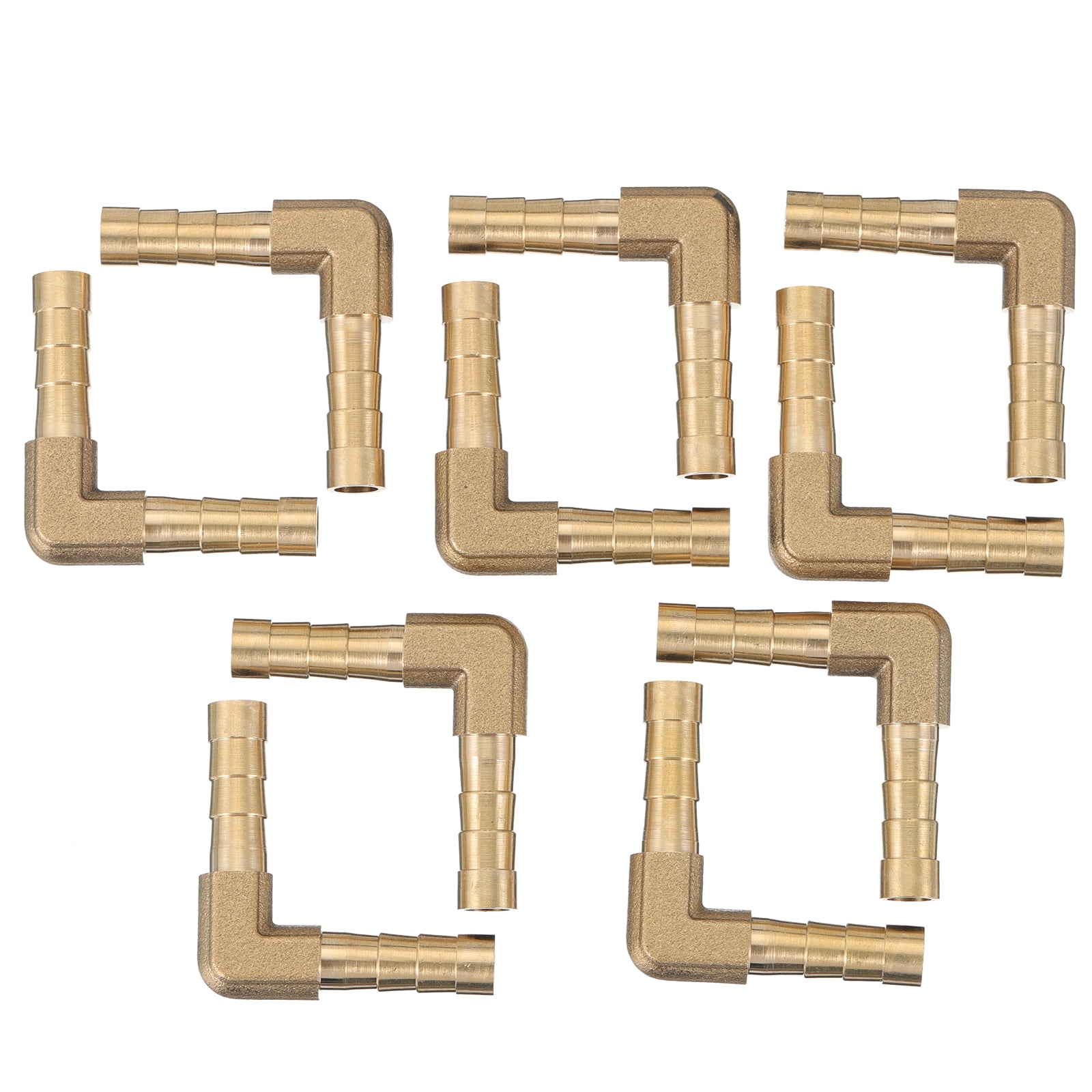 FRCOLOR 10 Pcs Water Connector L Shaped Copper Hose Connector Joint ...