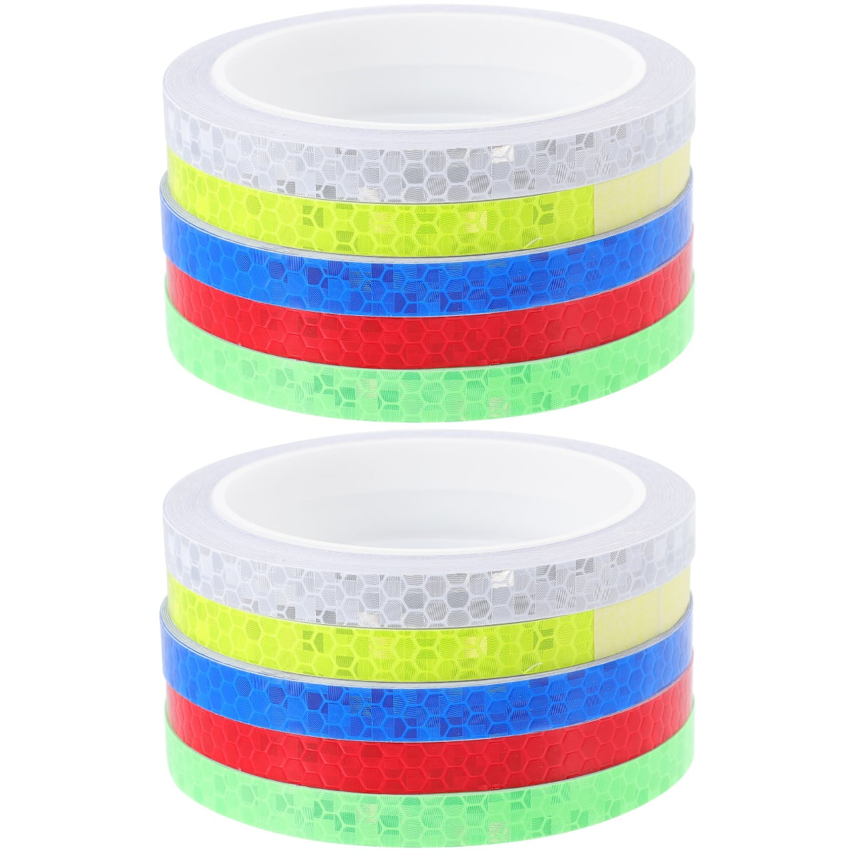 FRCOLOR 10 Rolls Reflective Tapes Reflective Bike Stickers Warning ...