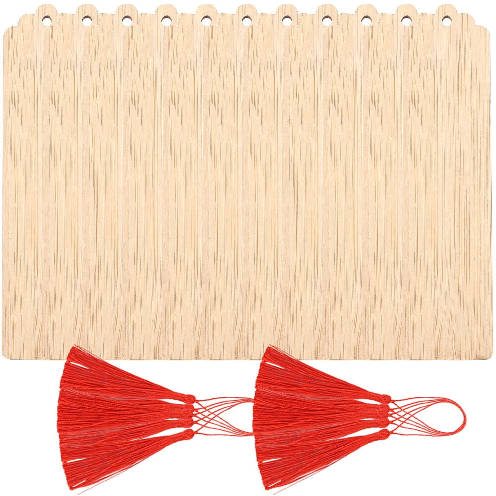 FRCOLOR 10 Sets Engraving Blanks DIY Engraved Bookmarks Primary School ...