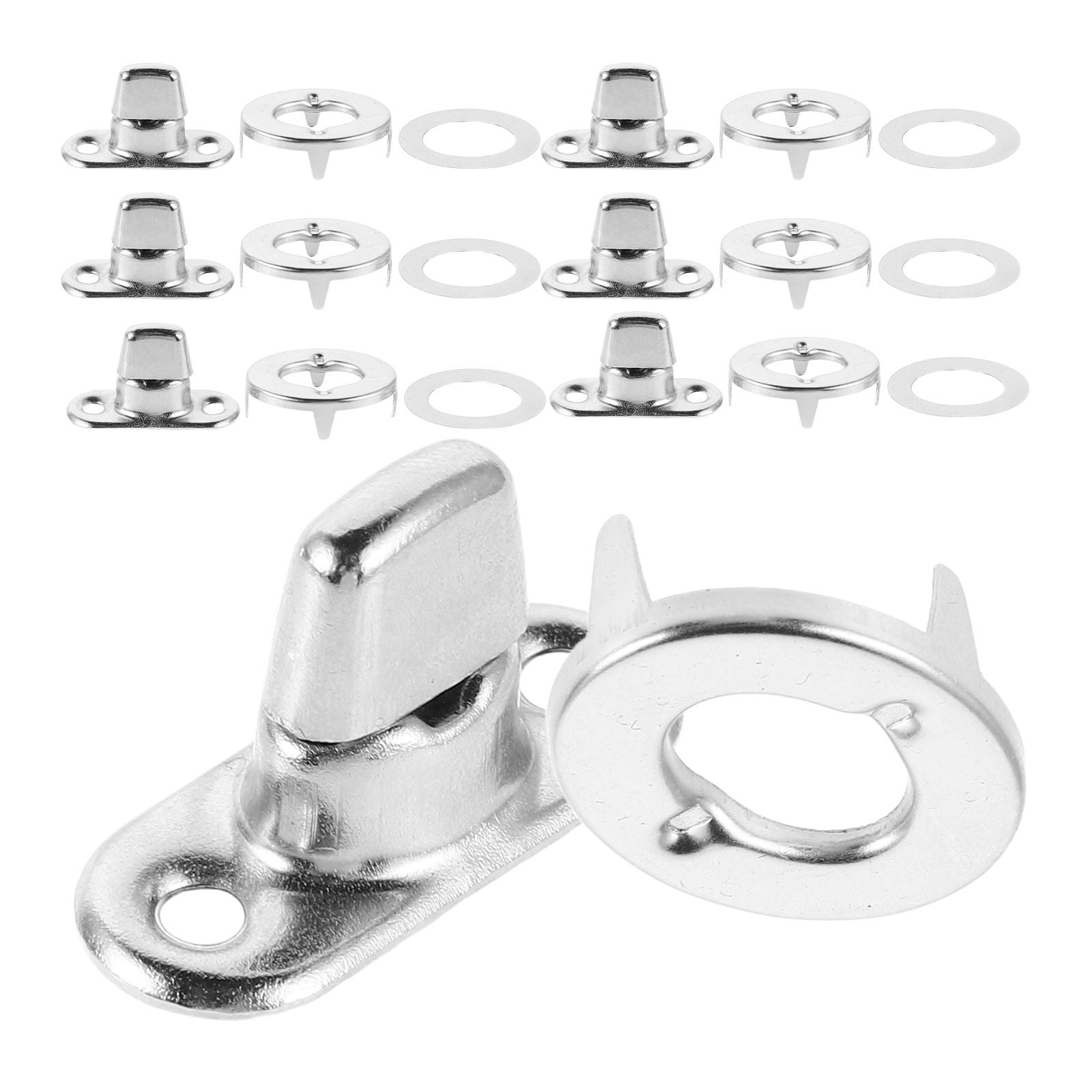 FRCOLOR 10 Sets Turn Button Bag Closure Metal Handbag Lock DIY Purse ...