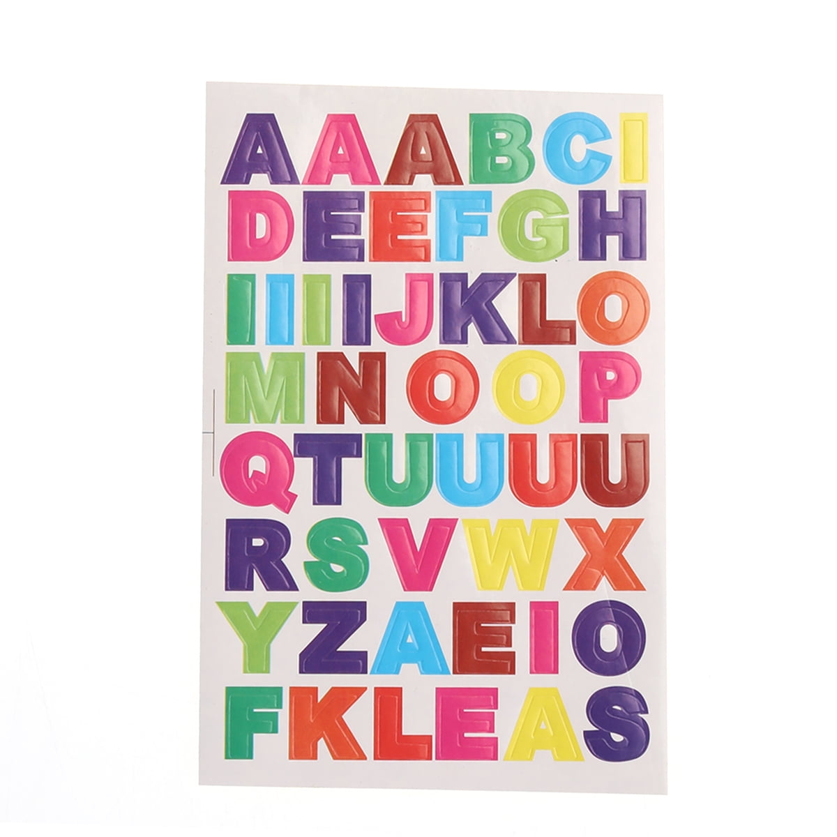 FRCOLOR 10 Sheet Colorful Letter Stickers Alphabet Stickers DIT stock ...