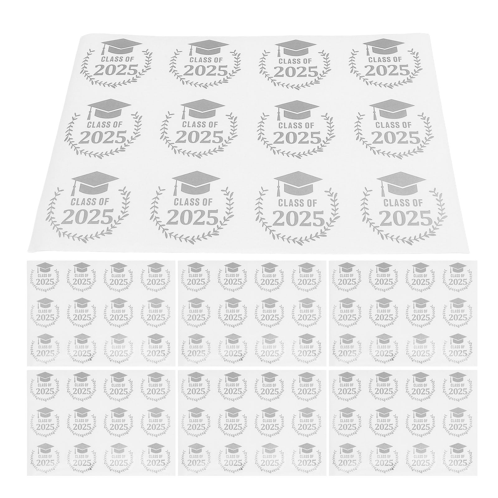 FRCOLOR 10 Sheet Graduation Cap Label Stickers 2025 For Senior ...