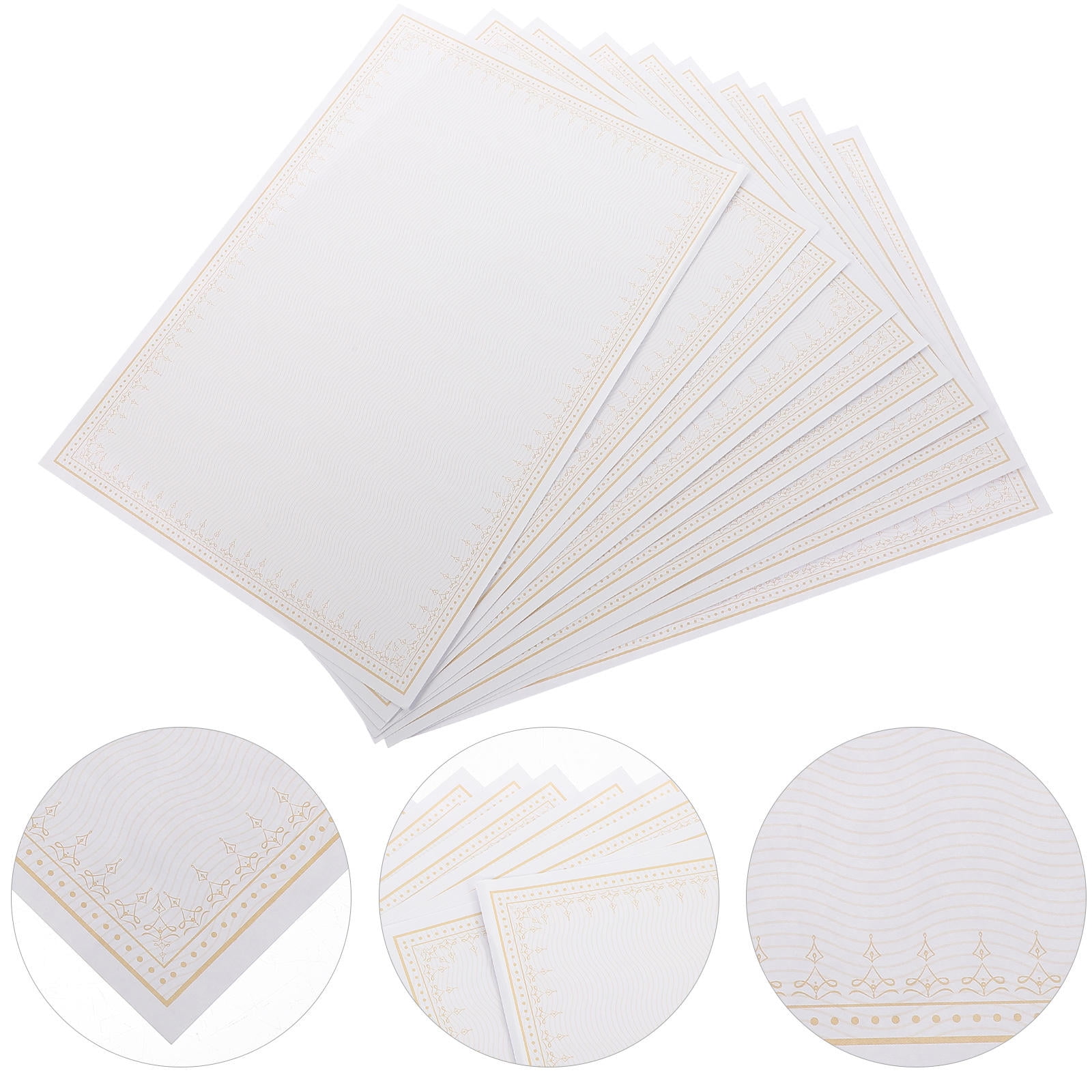FRCOLOR 10 Sheets Blank Printable Office Certificate Paper Student 29 ...