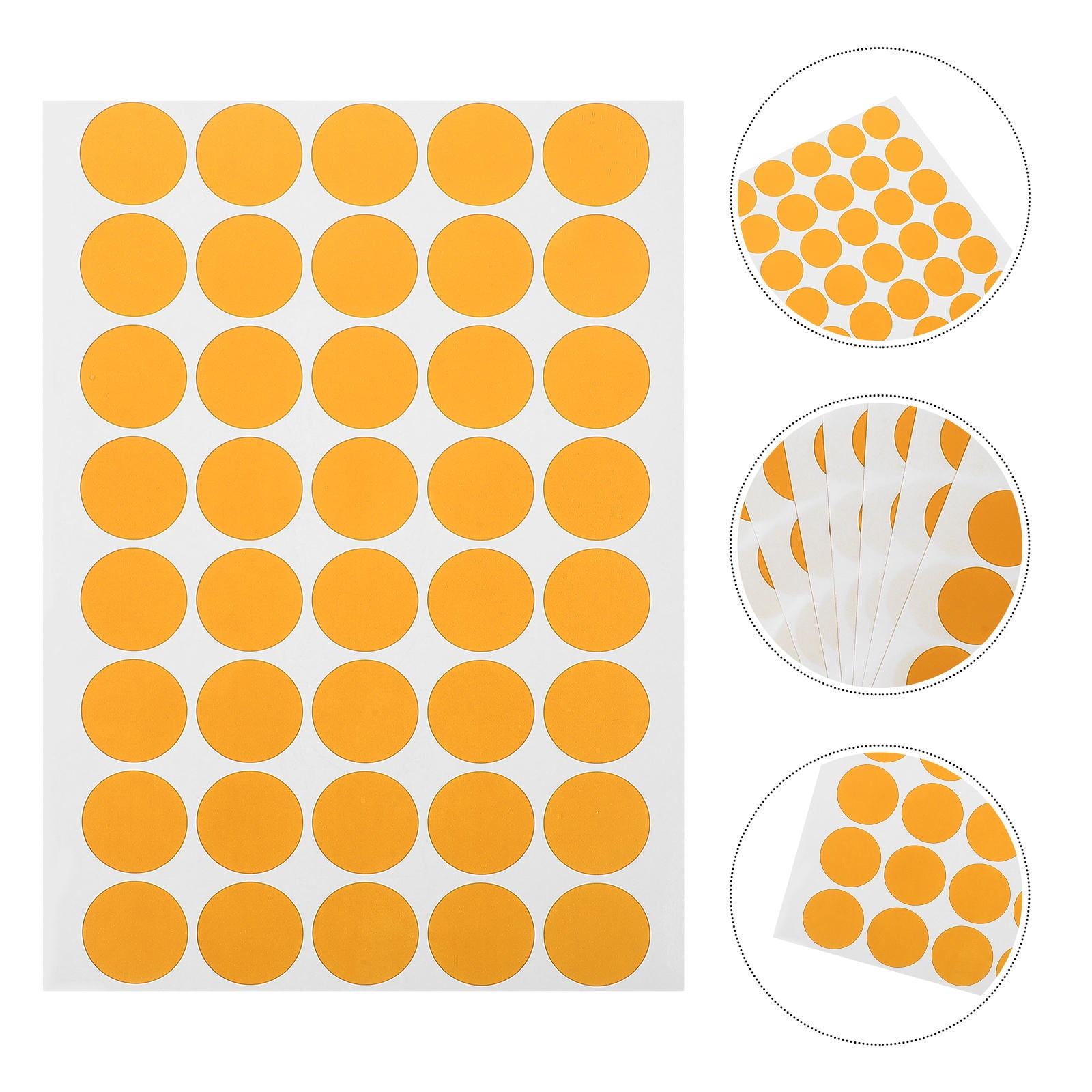FRCOLOR 10 Sheets Colored Circle Stickers Dot Labels Round Stickers Dot ...