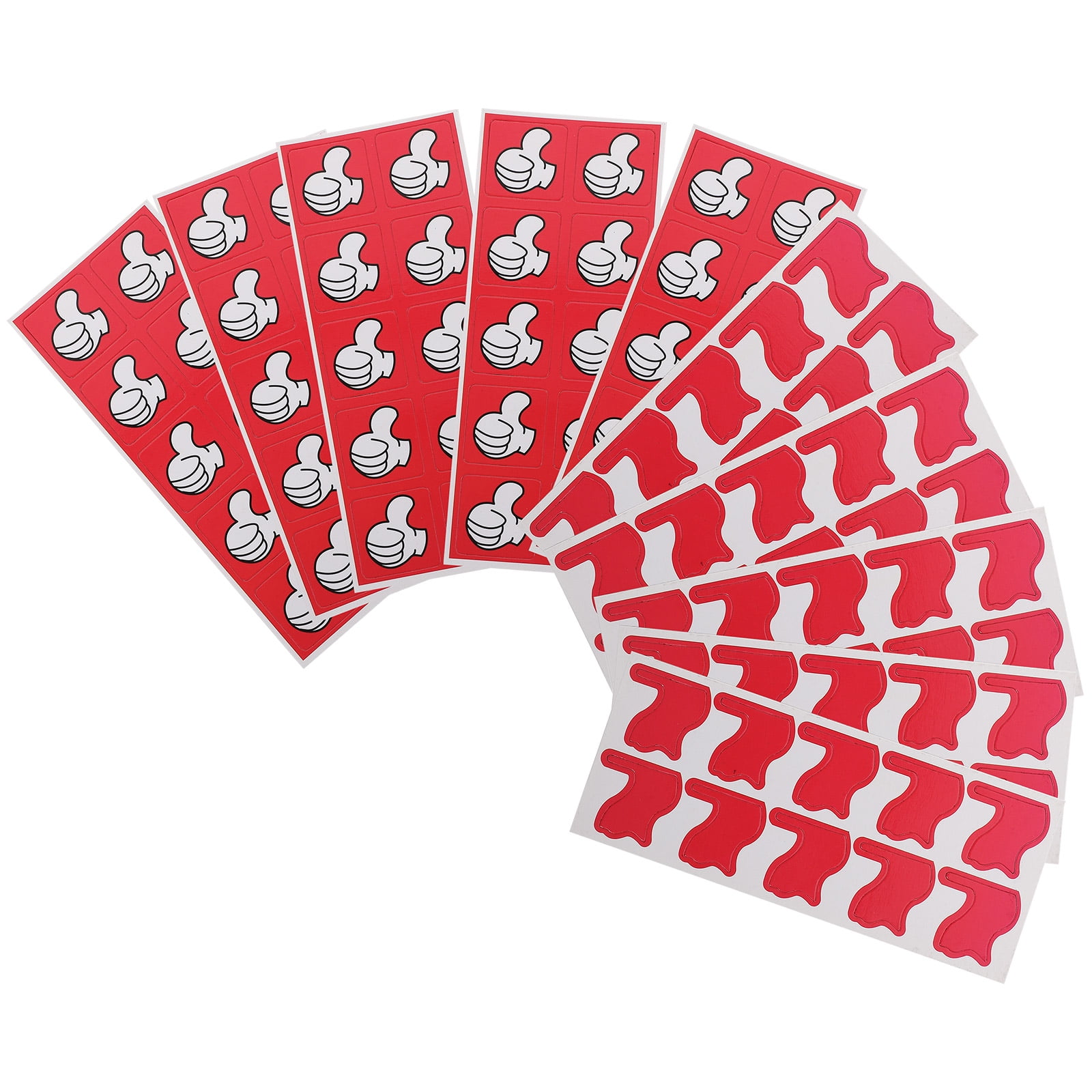 FRCOLOR 10 Sheets of Thumb Stickers Students Reward Stickers Flag ...