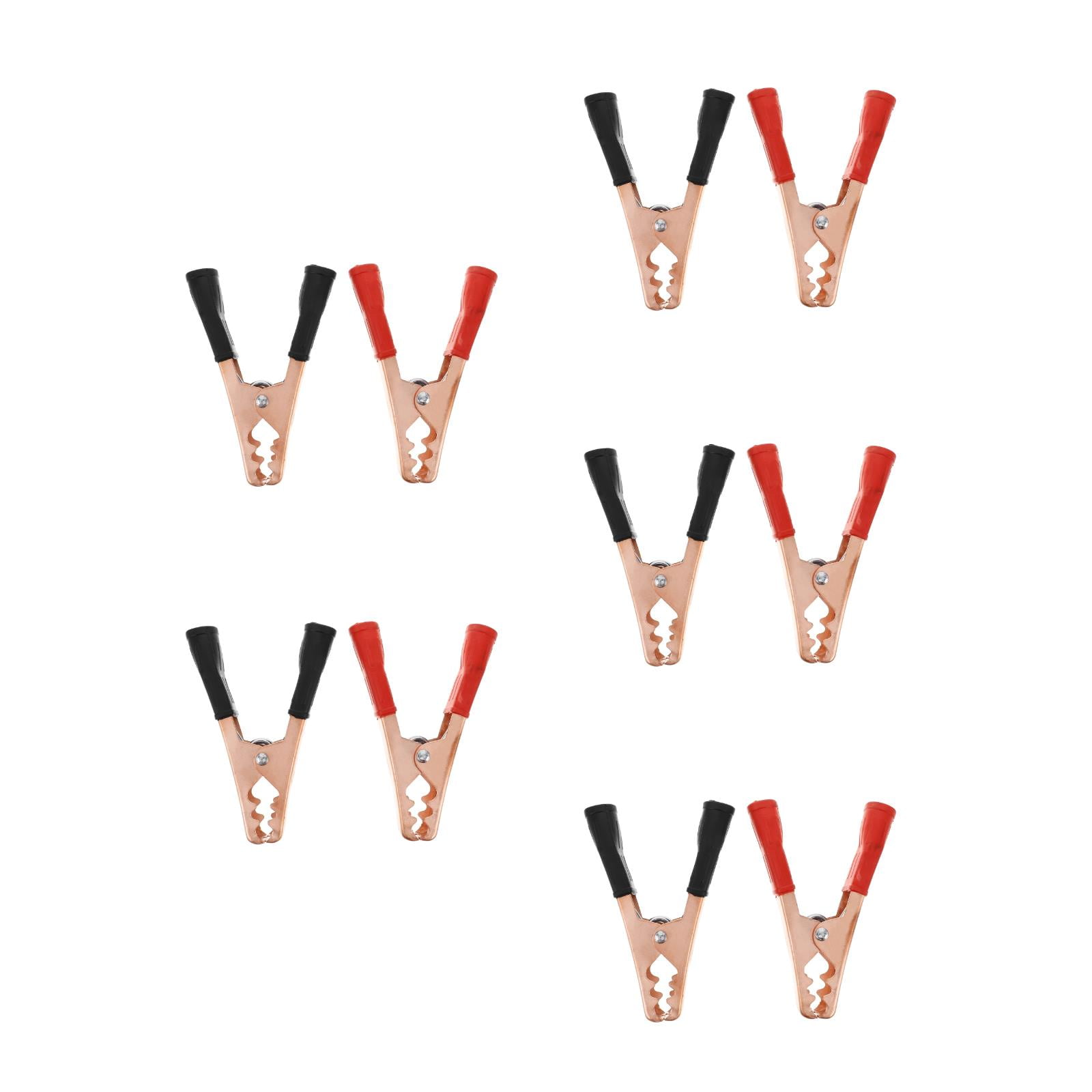 FRCOLOR 10 pcs Alligator Clamp Metal Alligator Clamps Power Cable Clips ...
