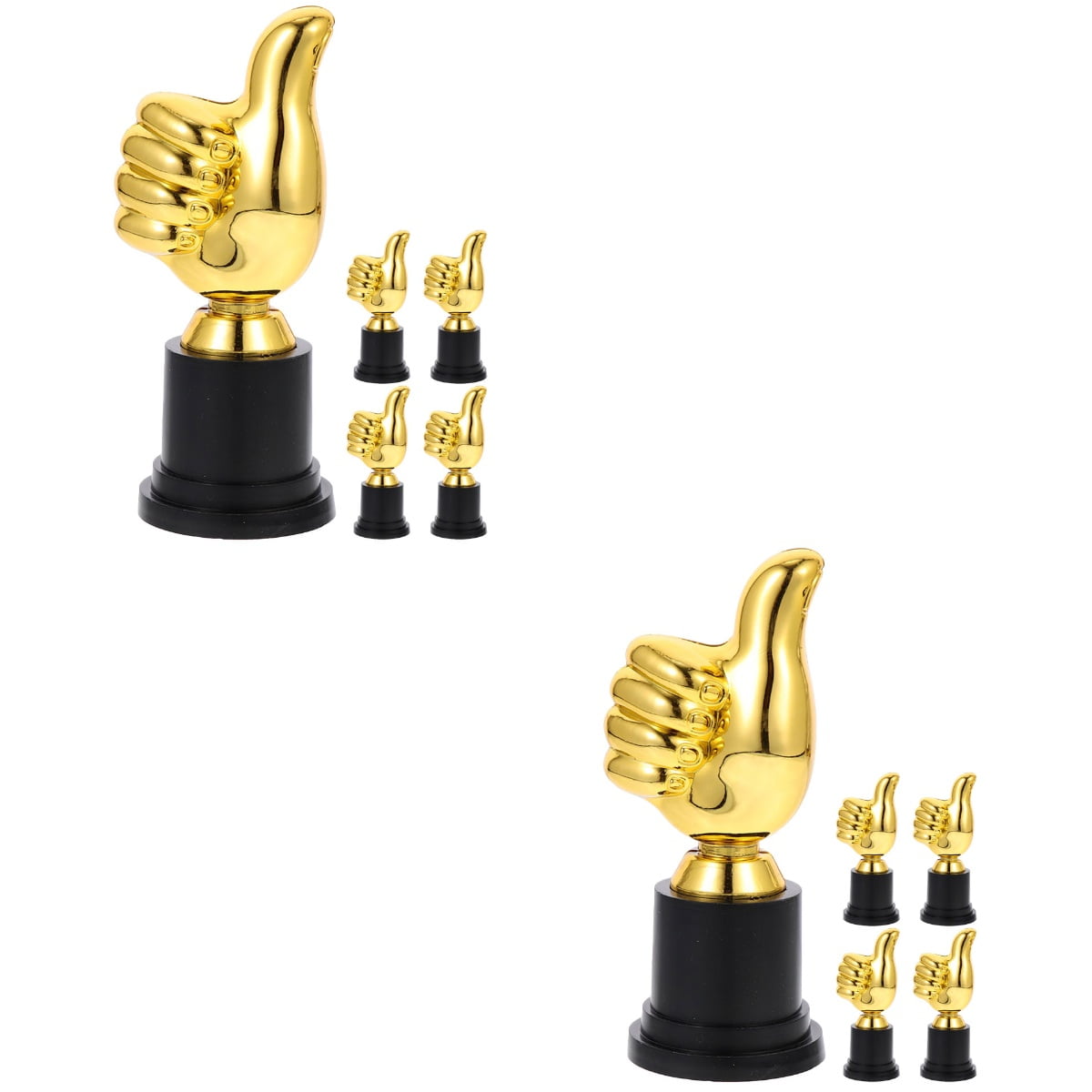 FRCOLOR 10 pcs Award Trophy Thumb Trophy Decor Plastic Award Trophy ...