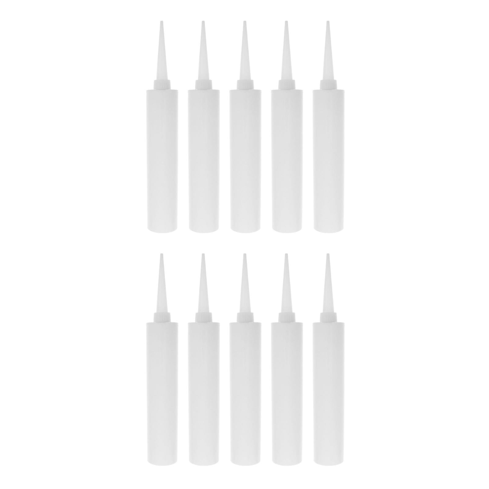 FRCOLOR 10 pcs Caulk Tubes Refillable Empty Caulk Tube For Tiles Empty ...