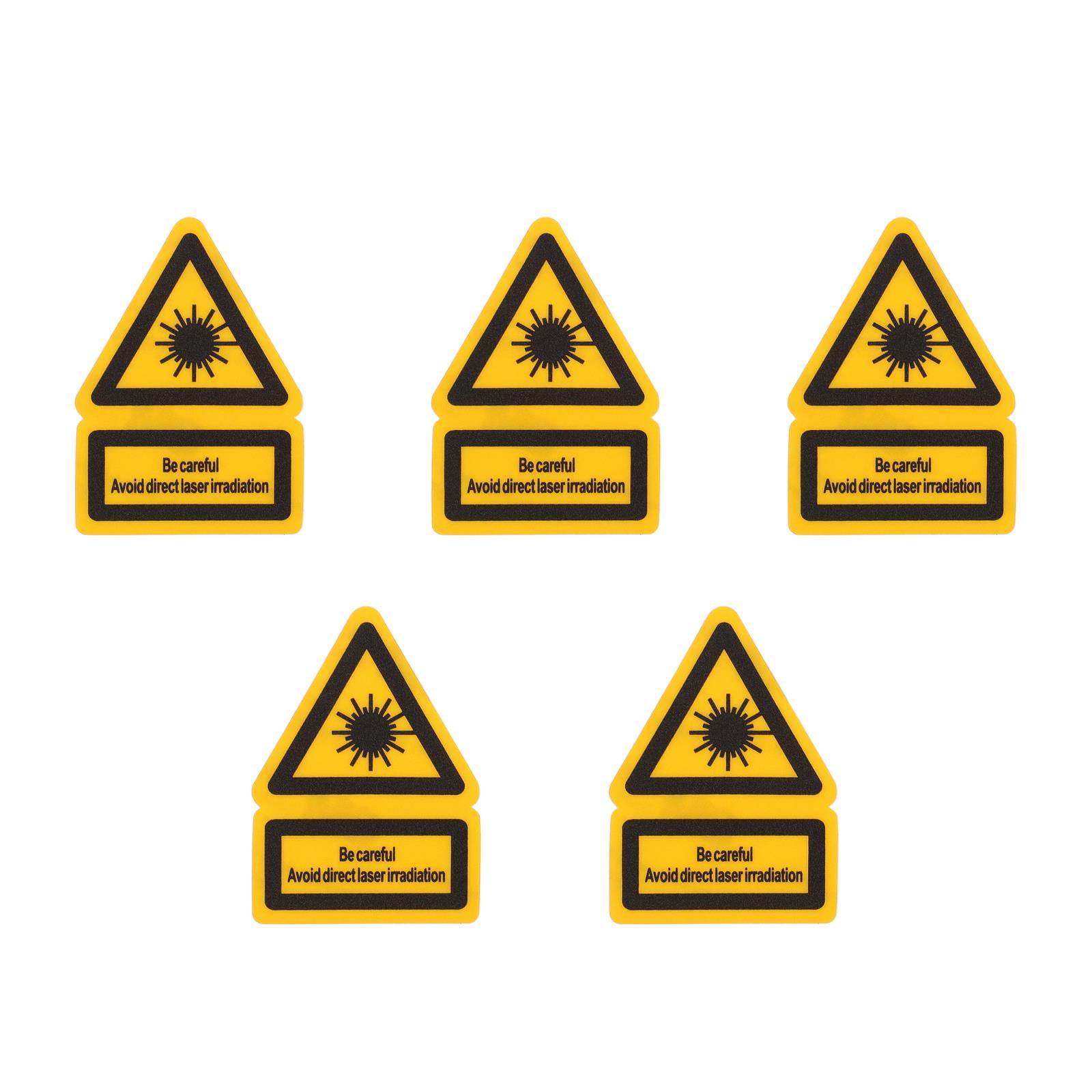 FRCOLOR 10 pcs Caution Sticker Security Sticker Caution Warning Decal ...