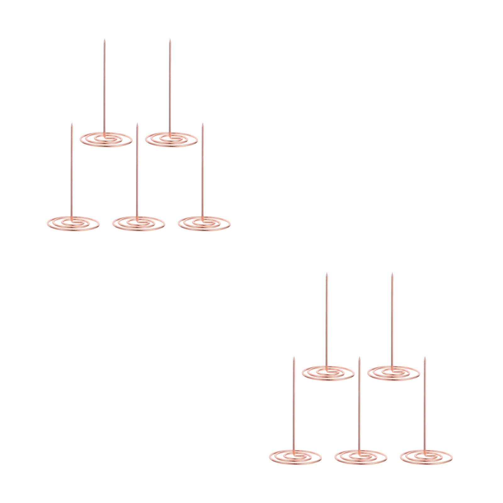 WASHWEPE Easy Access Metal Desk Memo Fork for Office Workers 10Pack 5 ...