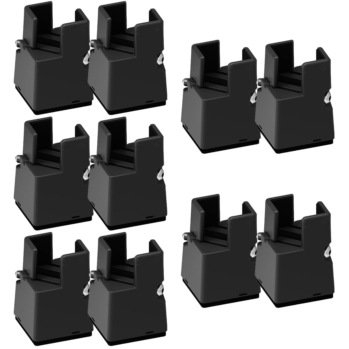 FRCOLOR 10 pcs Platform Bed Riser Bed Raising Block 22-42mm Adjustable ...