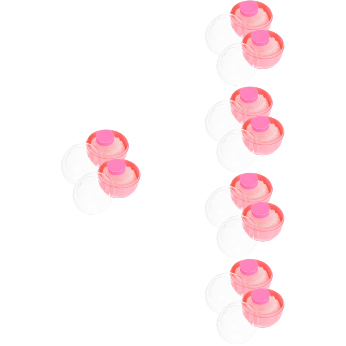 FRCOLOR 10 pcs Powder Puff Boxes Body Powder Containers Empty Powder ...