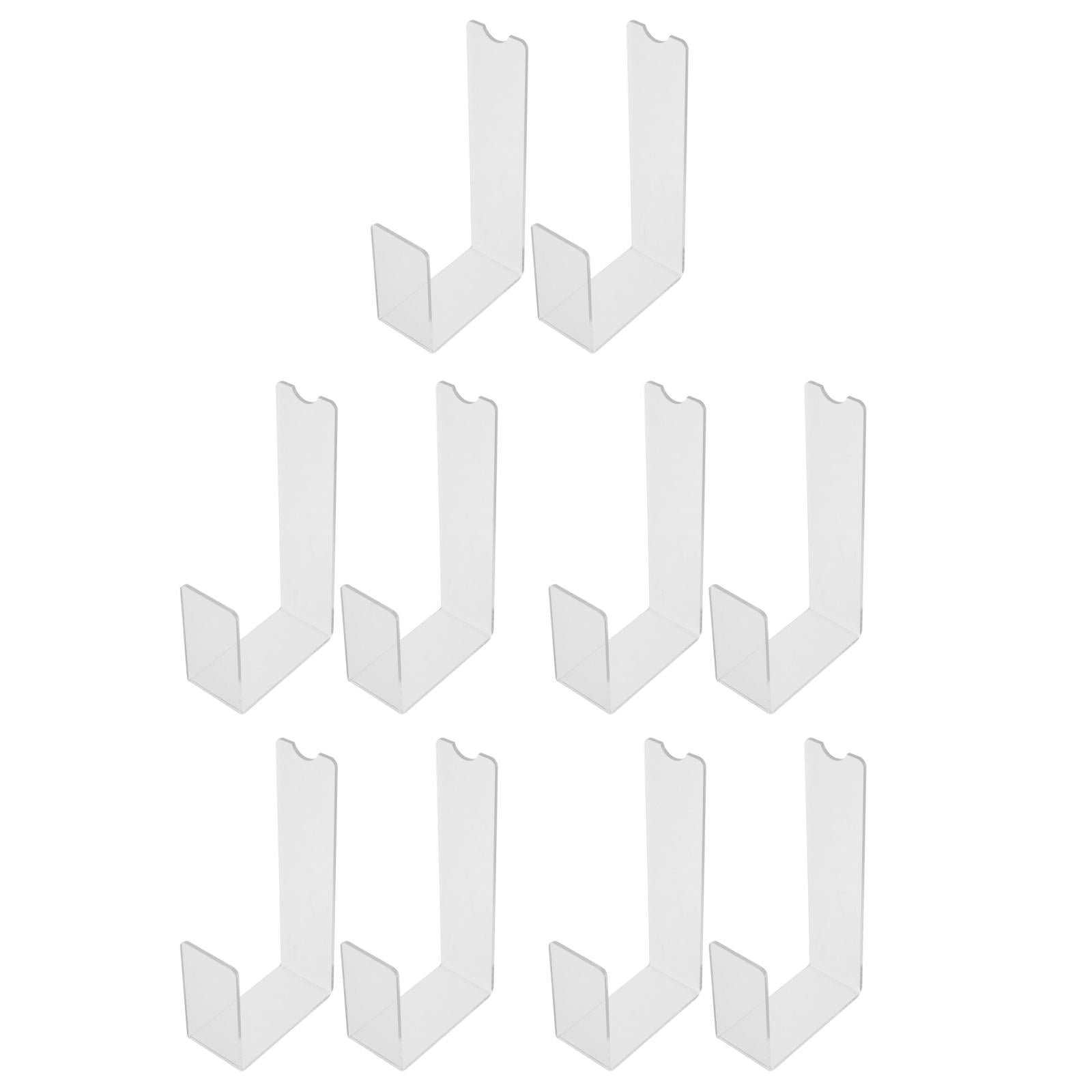 FRCOLOR 10 pcs Shoe Display Stand Clear Sandals Display Stand High Heel ...