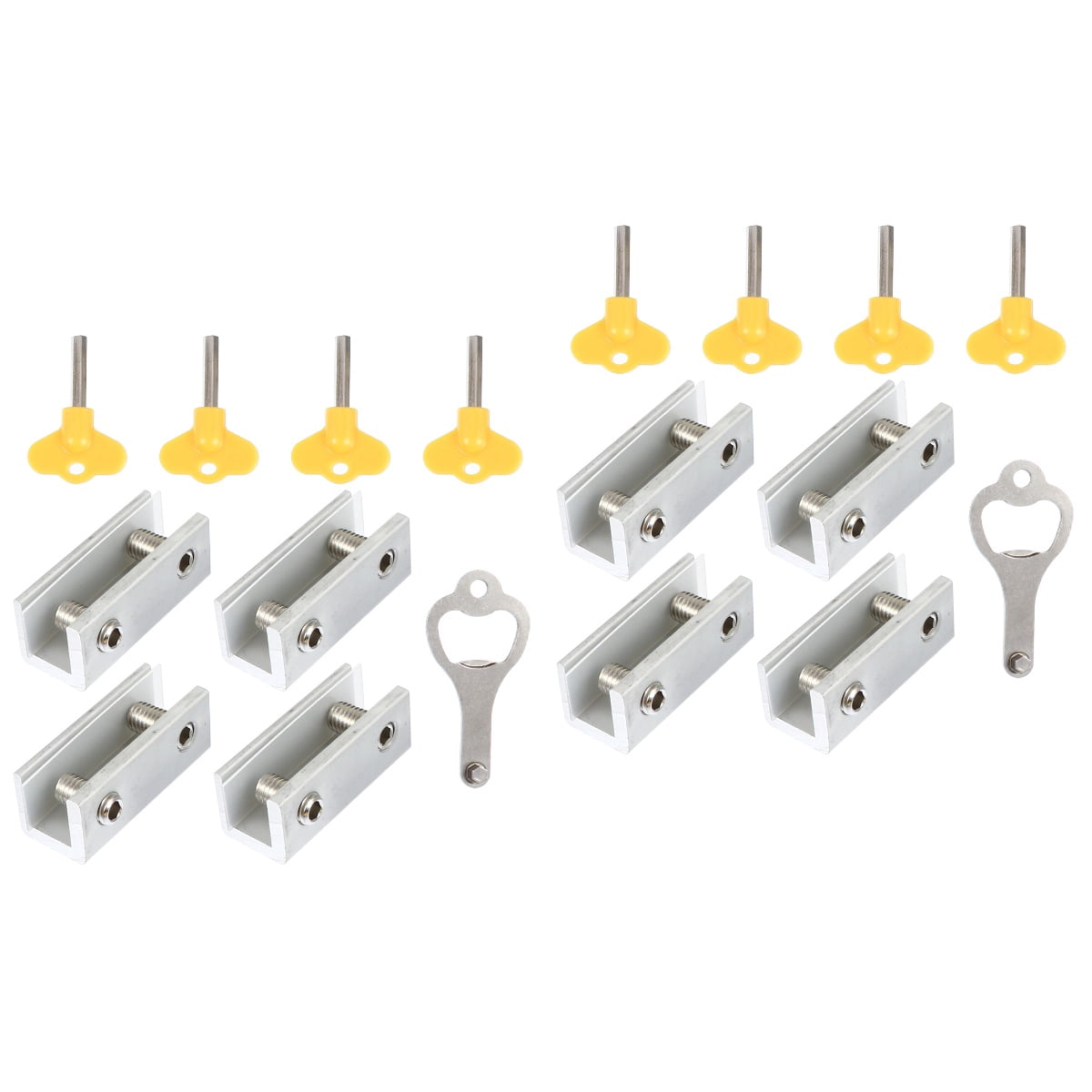 FRCOLOR 10 pcs Sliding Window Locks Set Alloy Sliding Door Lock for ...