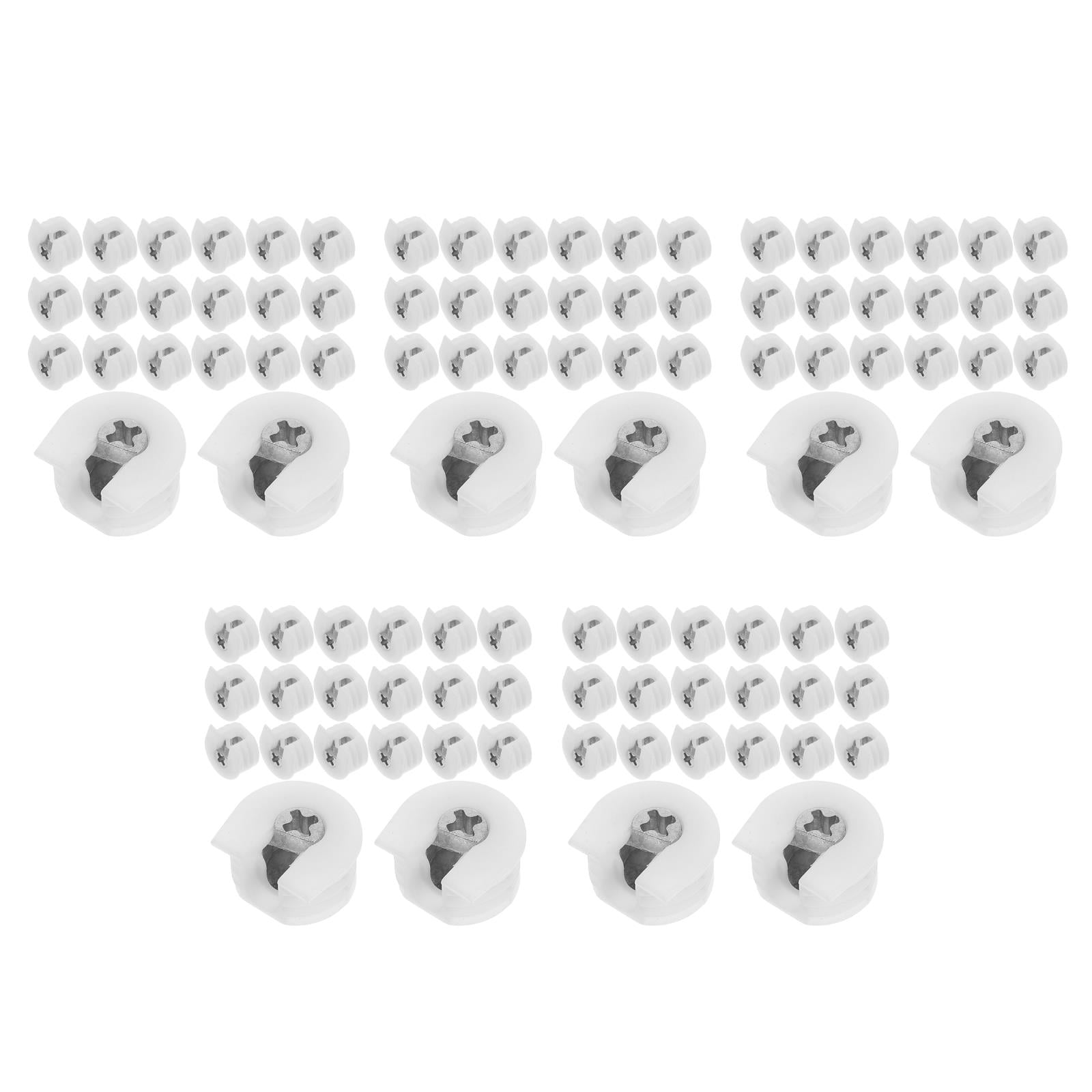 FRCOLOR 100 PCS Furniture Cam Lock Fasteners Invisible Divider Peg ...