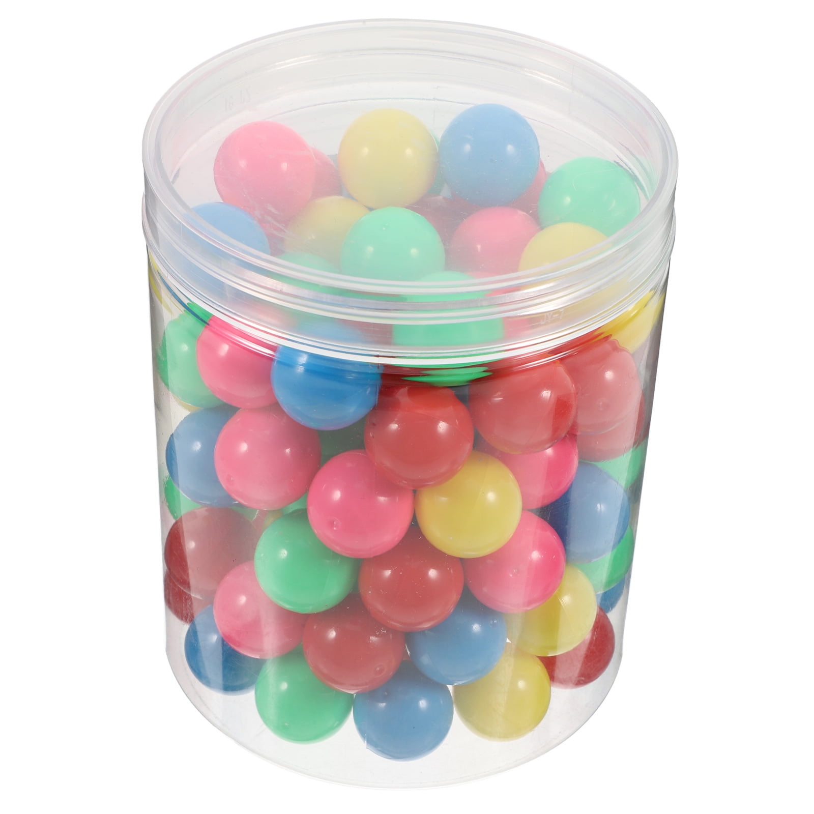 FRCOLOR 100pcs Hollow Plastic Counting Balls Colorful Marbles for ...