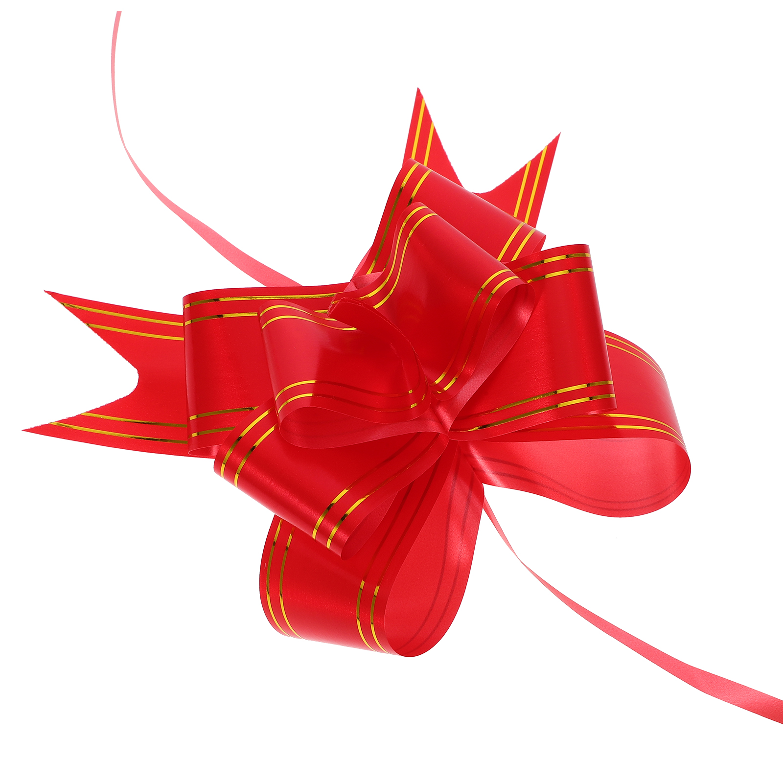 LABSERRON Large Red Ribbon Pull Bows Red Plastic for Event Organizers ...