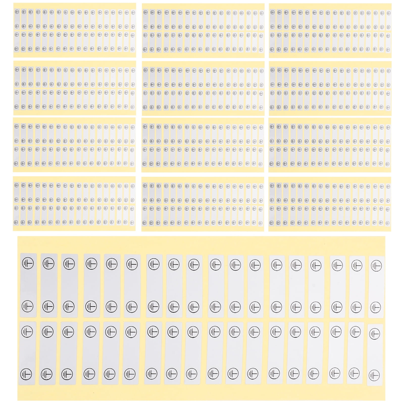 FRCOLOR 100 Pcs Electric Wires Solid Electrical Wiring Identification ...