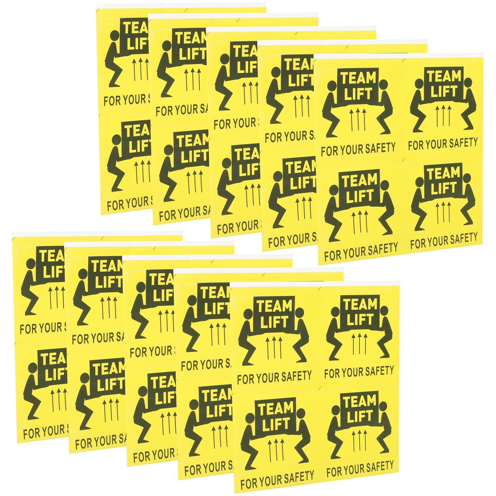 FRCOLOR 100 Pcs Overweight Sticker Logistics Label Maker Clear Circle ...