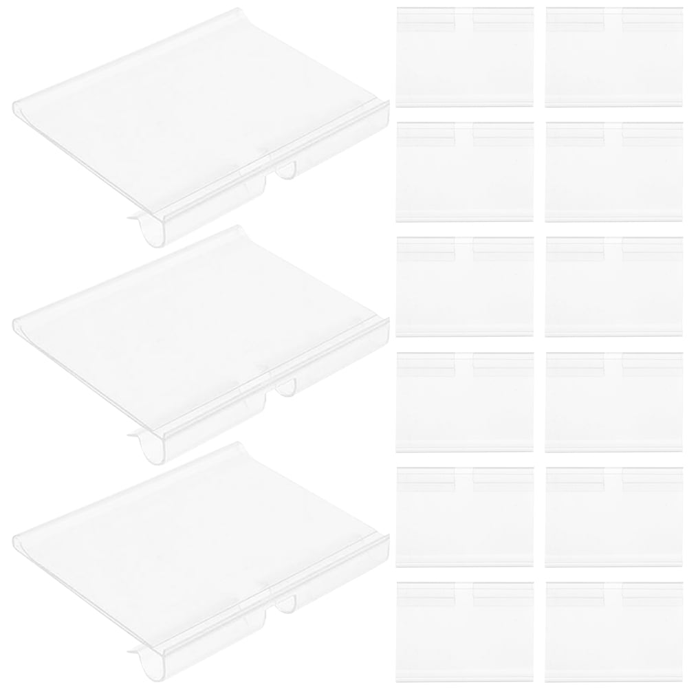 FRCOLOR 100 Pcs Price Cards Stand Shelf Sign Holder Tags Retail ...