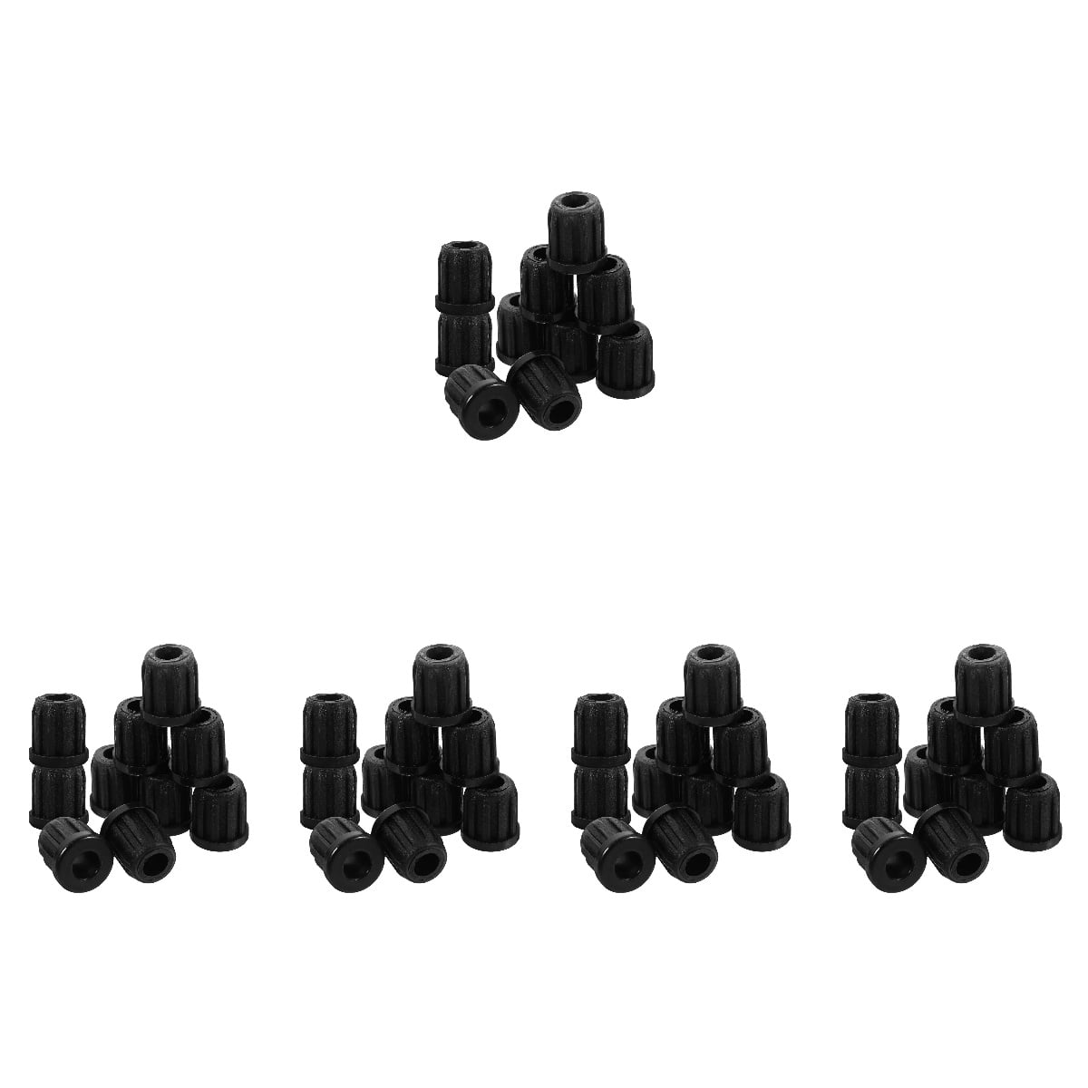 FRCOLOR 100 Pcs Small Caster Socket Inserts Practical Caster Sleeve ...