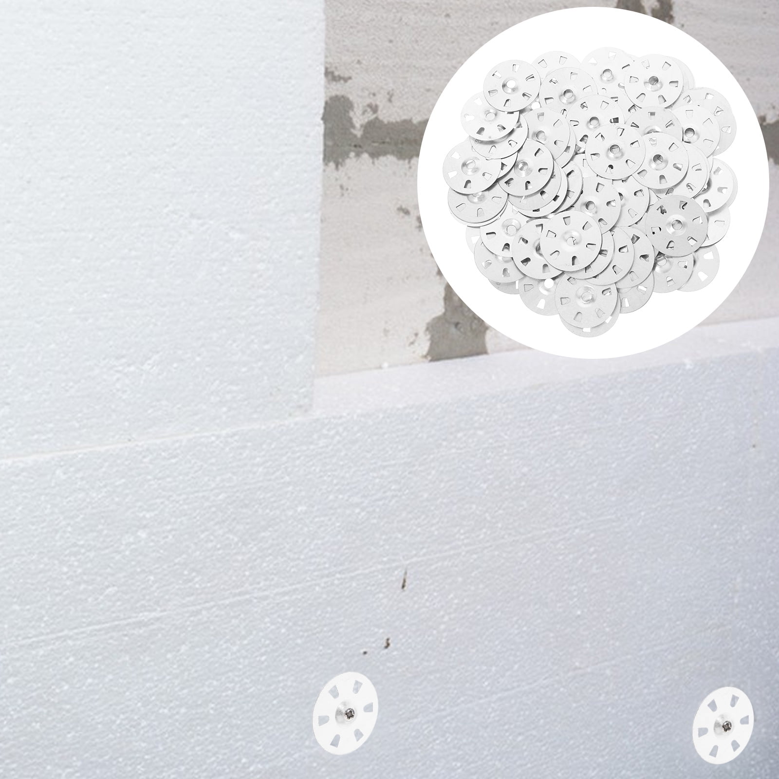 FRCOLOR 100 Pcs Stainless Steel Washers for Gypsum Board Wall Ceiling ...