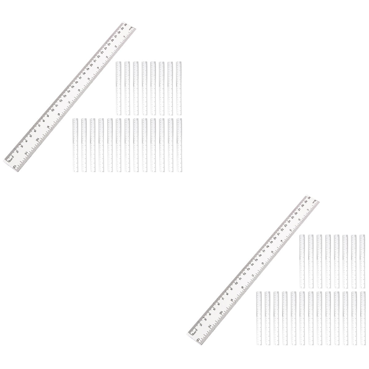 FRCOLOR 100 Pcs Student Drafting Ruler Engineering Drawing Rulers ...