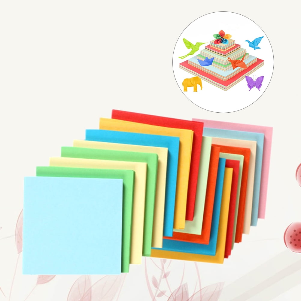 LABSERRON Double Sided Colored Paper Square Sheet 100Set 5.9x5.9in ...