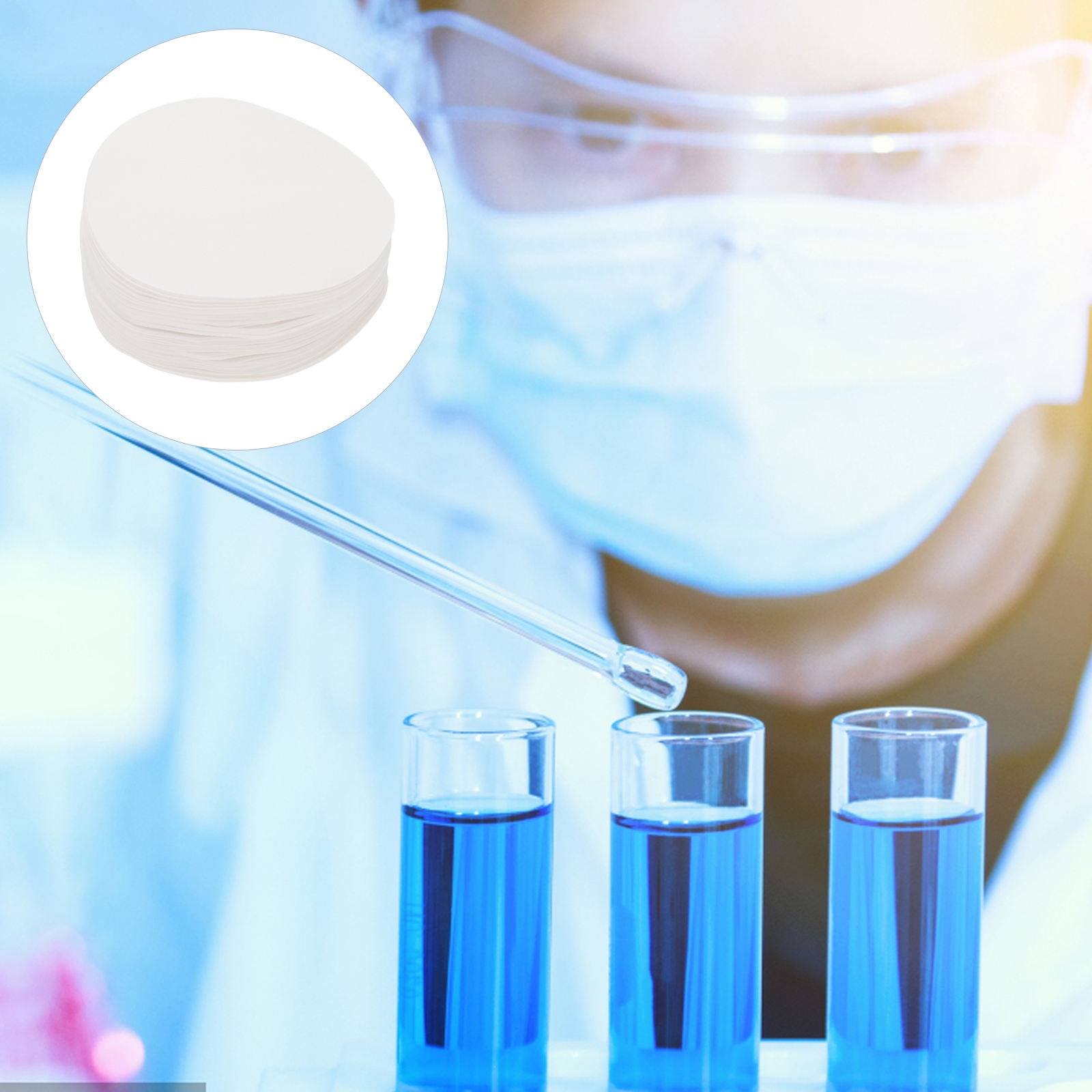 FRCOLOR 100 Sheets Lab Quantitative Filter Paper Water Filter Papers 11 ...