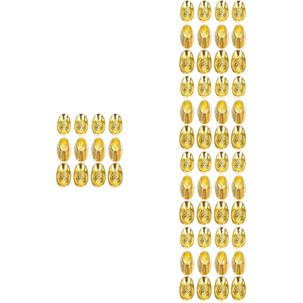 FRCOLOR 100 pcs Ingot Statues Desktop Ingot Decorations Creative ...