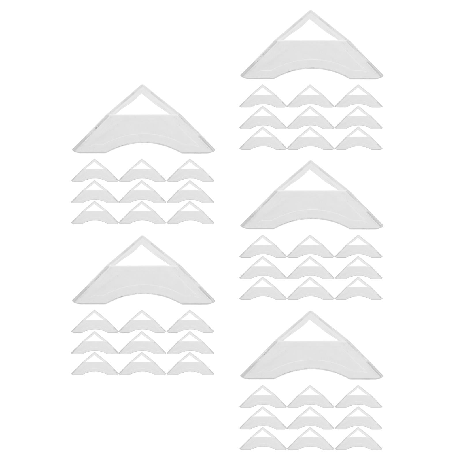 FRCOLOR 100 pcs Plastic Triangle Puzzle Cube Stand Holder for Desktop ...