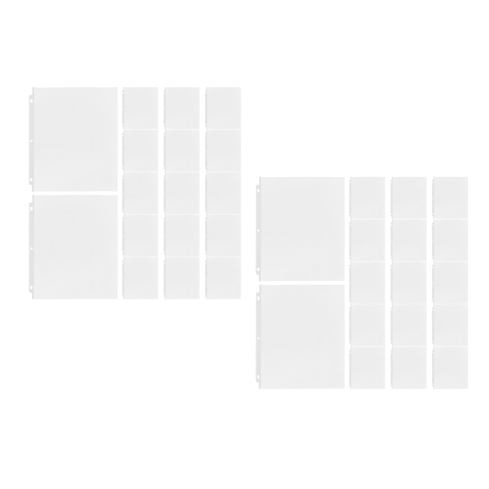 FRCOLOR WORGEOUS 100 pcs Sheets Plastic Sleeves Heavy Duty Sheet ...