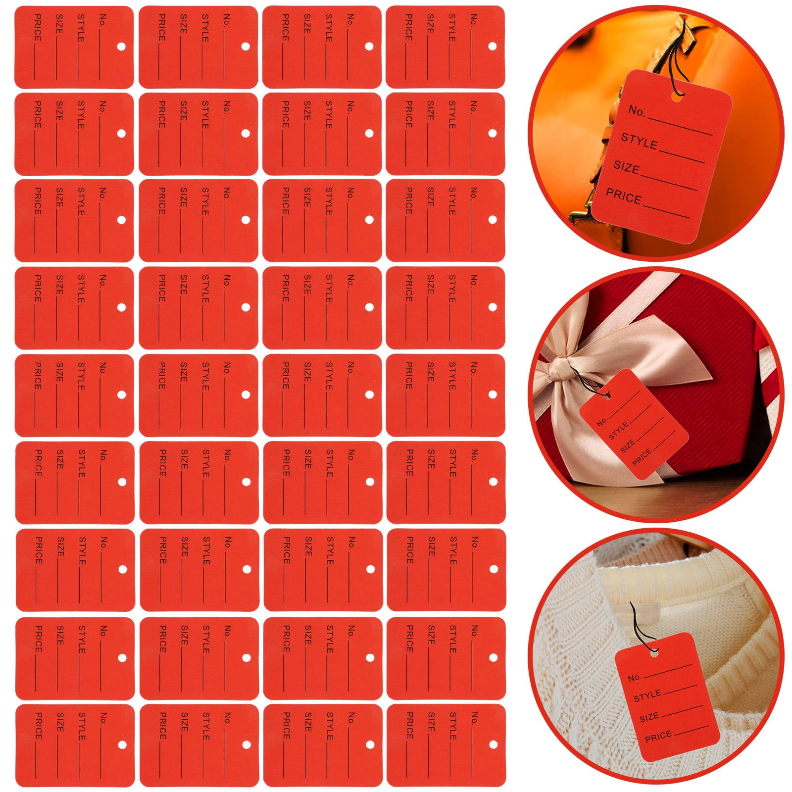 FRCOLOR 1000 Pcs Number Price Tag Stock Management Tags Craft - Walmart.com