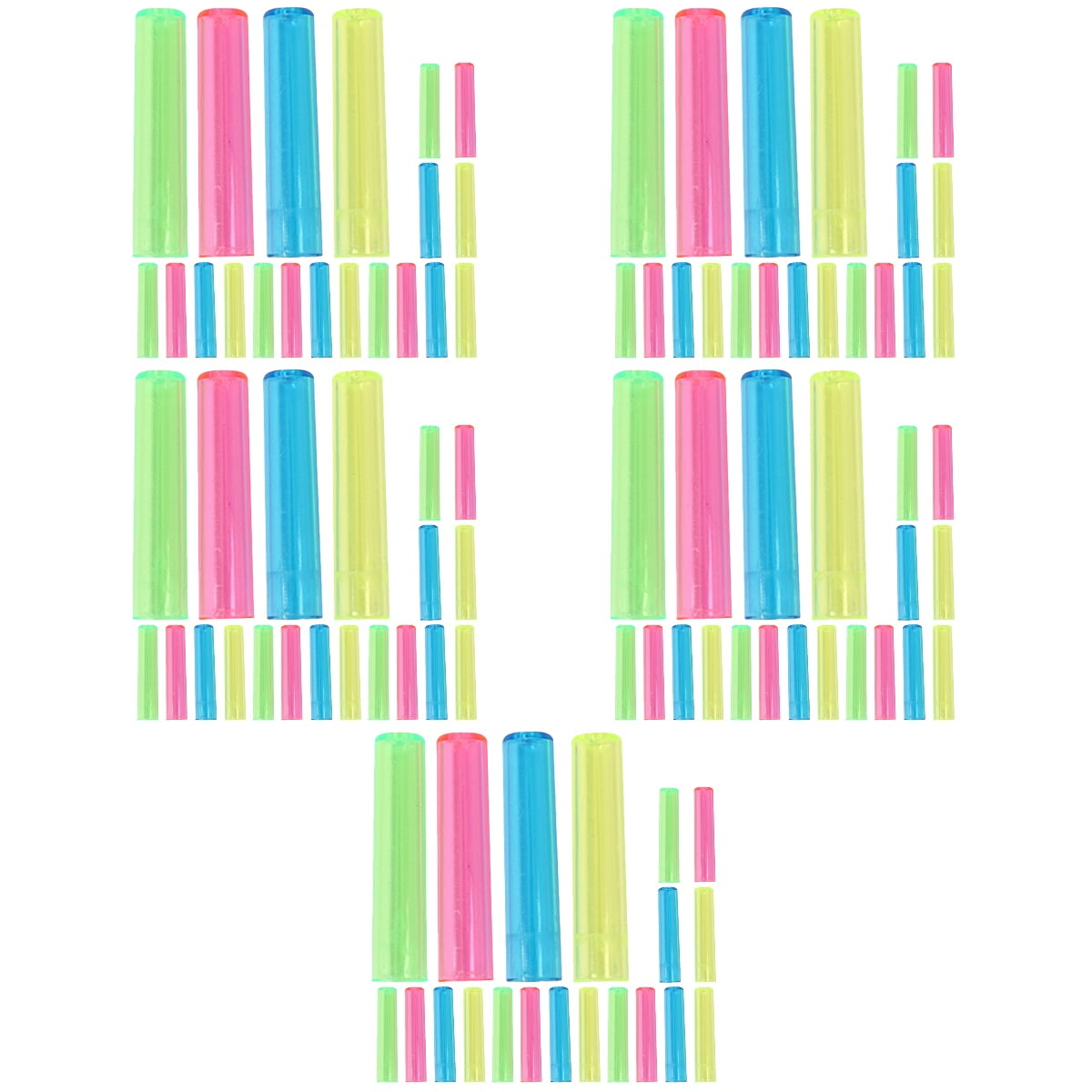 FRCOLOR 1000 pcs Transparent Pencil Caps Plastic Pencil Protective Lids ...