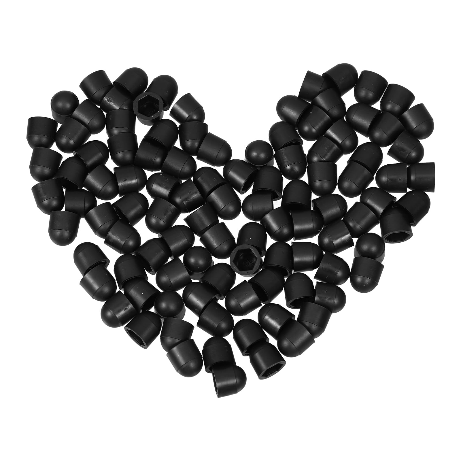 FRCOLOR 100PCS Bolt Covers Screw Caps Hex Cap Plastic Nut Assortment ...